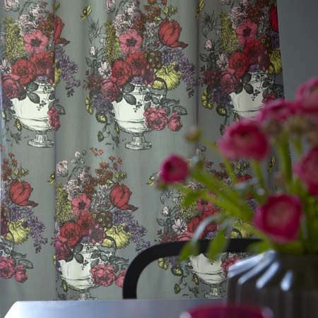 Floribunda Fabric Collection | Clarke and Clarke | Curtains & Roman Blinds
