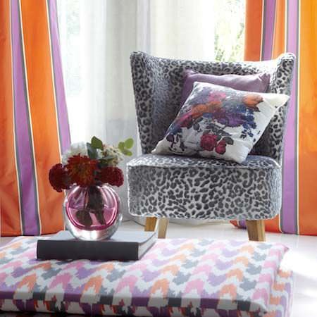 Floribunda Fabric Collection | Clarke and Clarke | Curtains & Roman Blinds